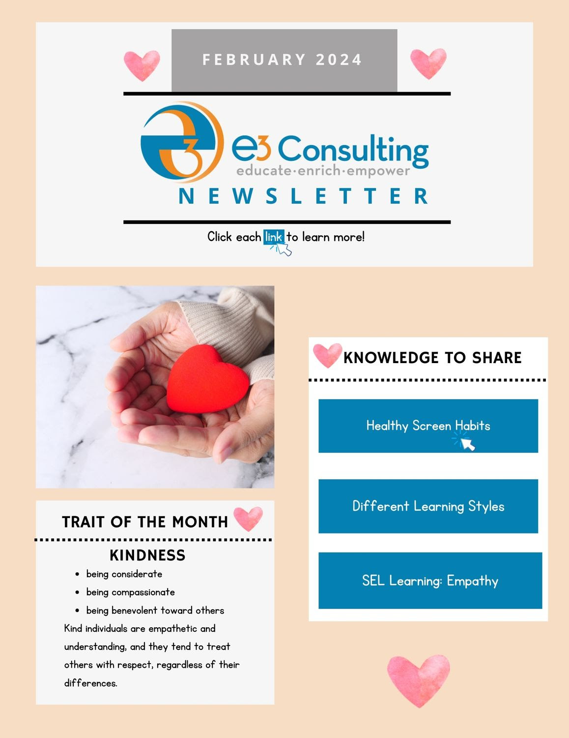 February 2024 Newsletter | e3 Consulting